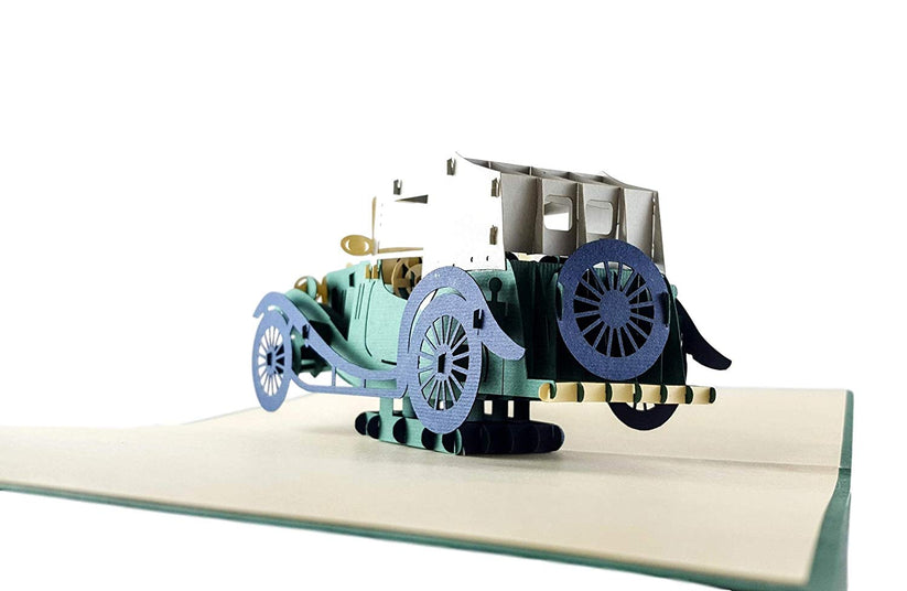 Classic Car 3D Pop Up Greeting Card | iGifts And Cards