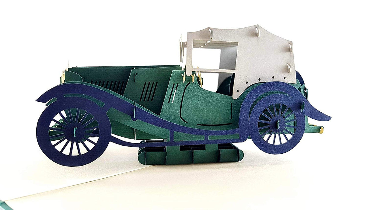 Classic Car 3D Pop Up Greeting Card | iGifts And Cards
