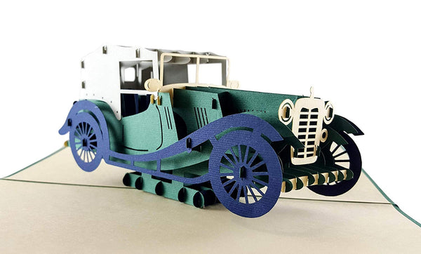 Classic Car 3D Pop Up Greeting Card | iGifts And Cards